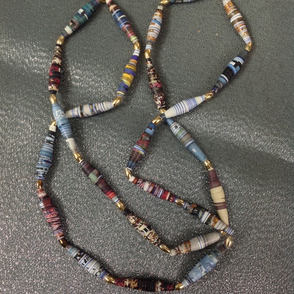 Vintage | Jewelry | Vintage 9s Magazine Rolled Necklace | Poshmark
